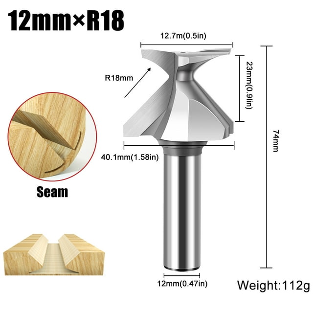 12MM Shank R18 Router Bit - Arc Bending Integrated Knife for ...