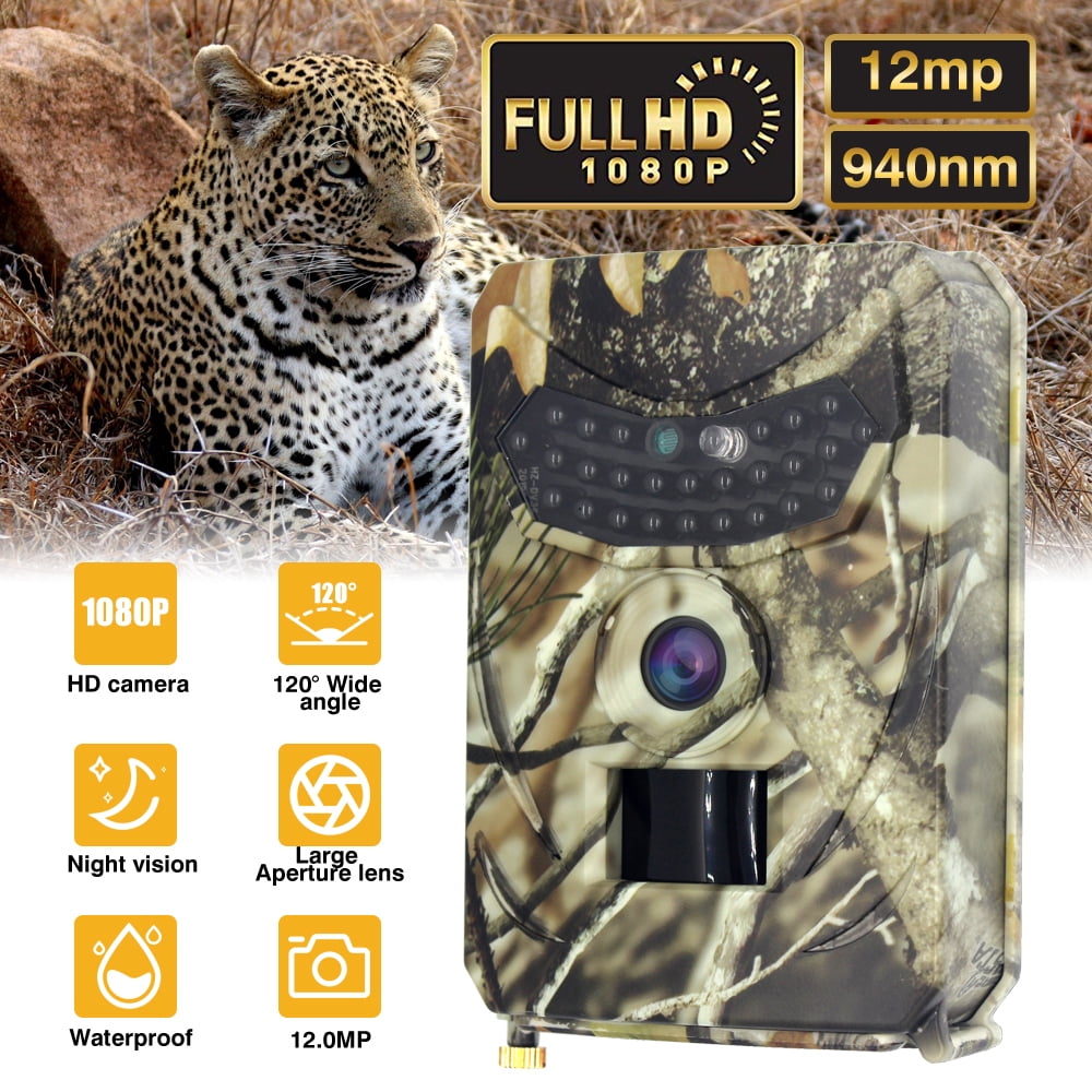12MP 1080P Trail Camera for Hunting,Game Camera with Night Vision ...