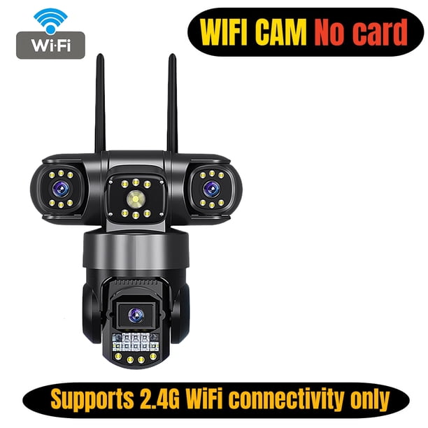 12MP Triple Screen WIFI IP Camera Outdoor 3 Lens PTZ Camera Body ...