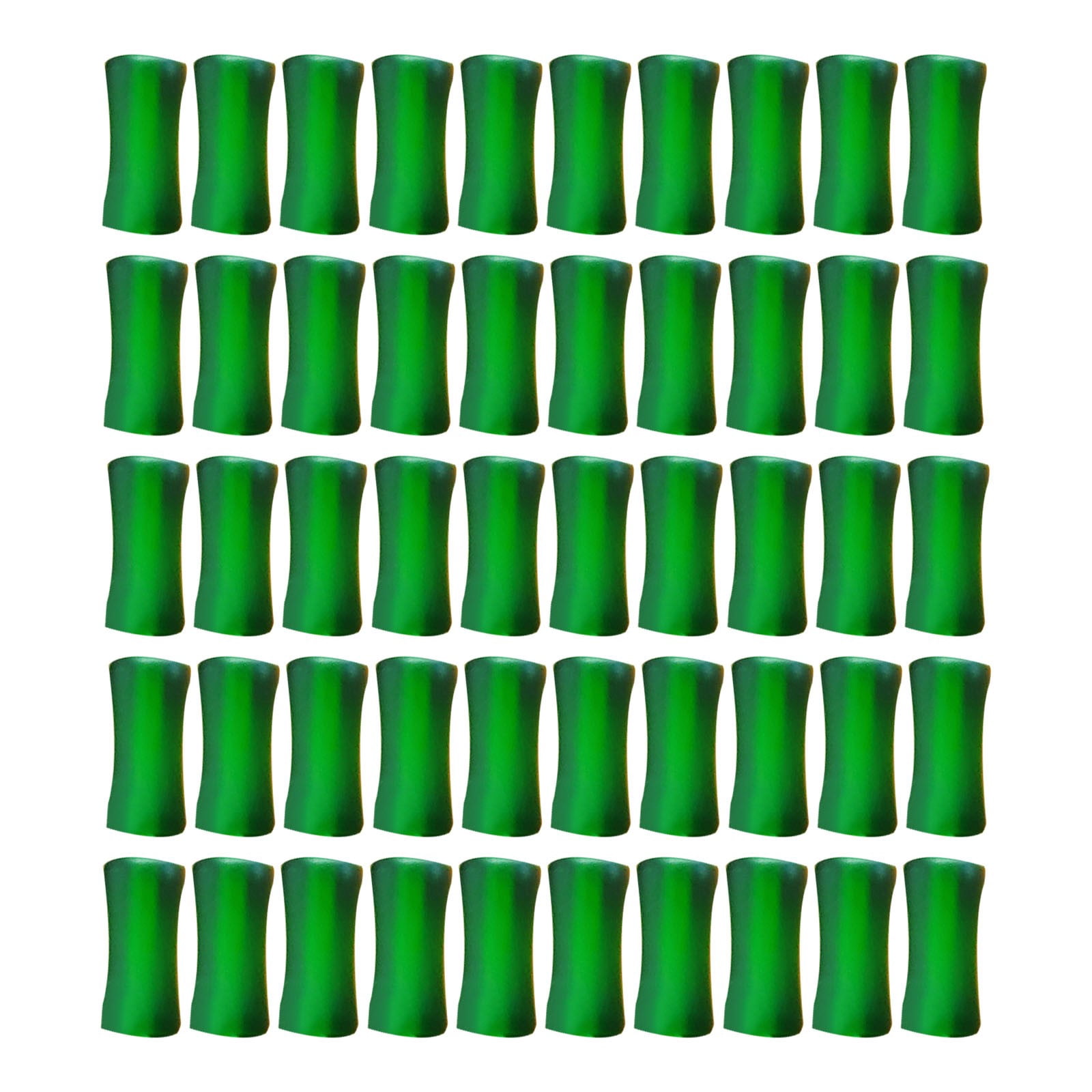 12Mm Beads for Jewelry Making Flat Tube Craft Beads Smooth Polished ...