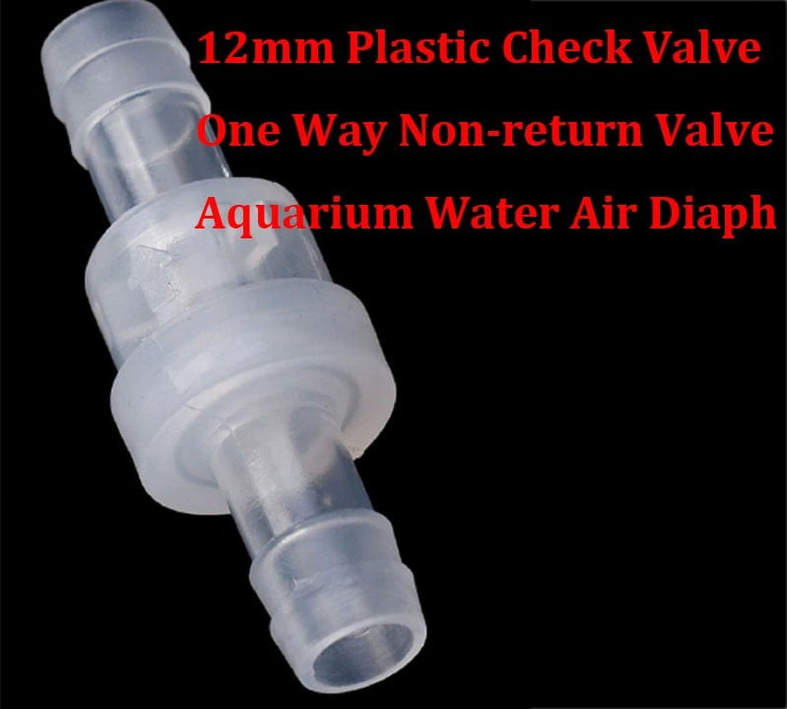 12Mm Plastic Check Valve Way Non-Return Valve Aquarium Air Diaph YIWEI ...