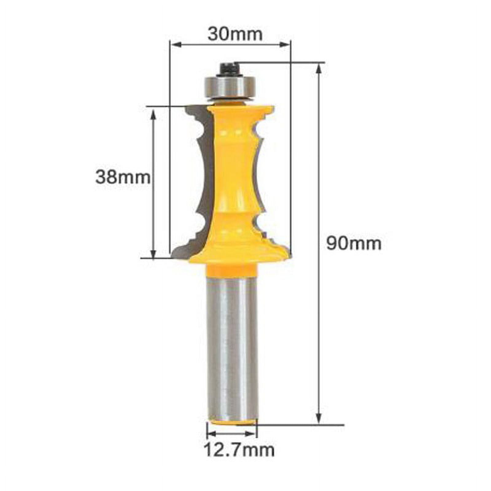 12Mm Shank Miter Frame Molding Router Bit Door Tenon Cutter Woodworking ...