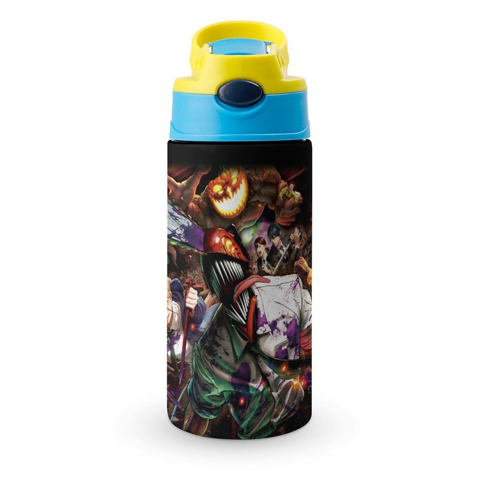 12OZ Chai-Nsa,w Anime Men Water Bottle with Straw Vacuum Insulated ...