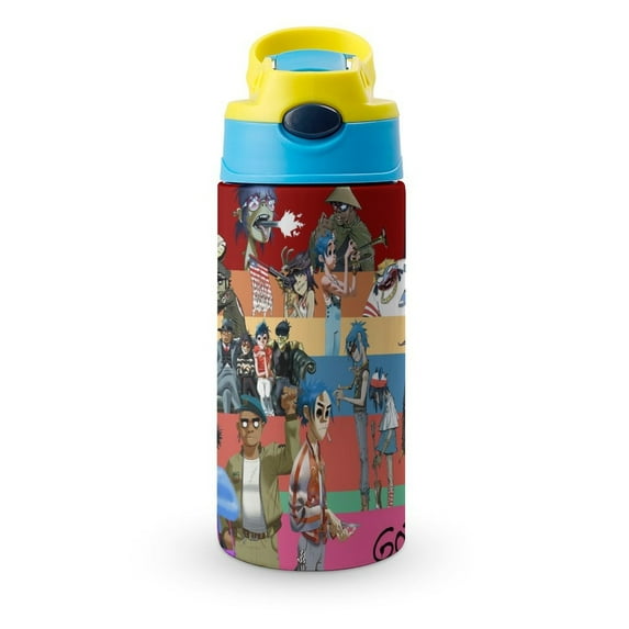 12OZ Gorilla-,z Water Bottle with Straw Vacuum Insulated Stainless ...