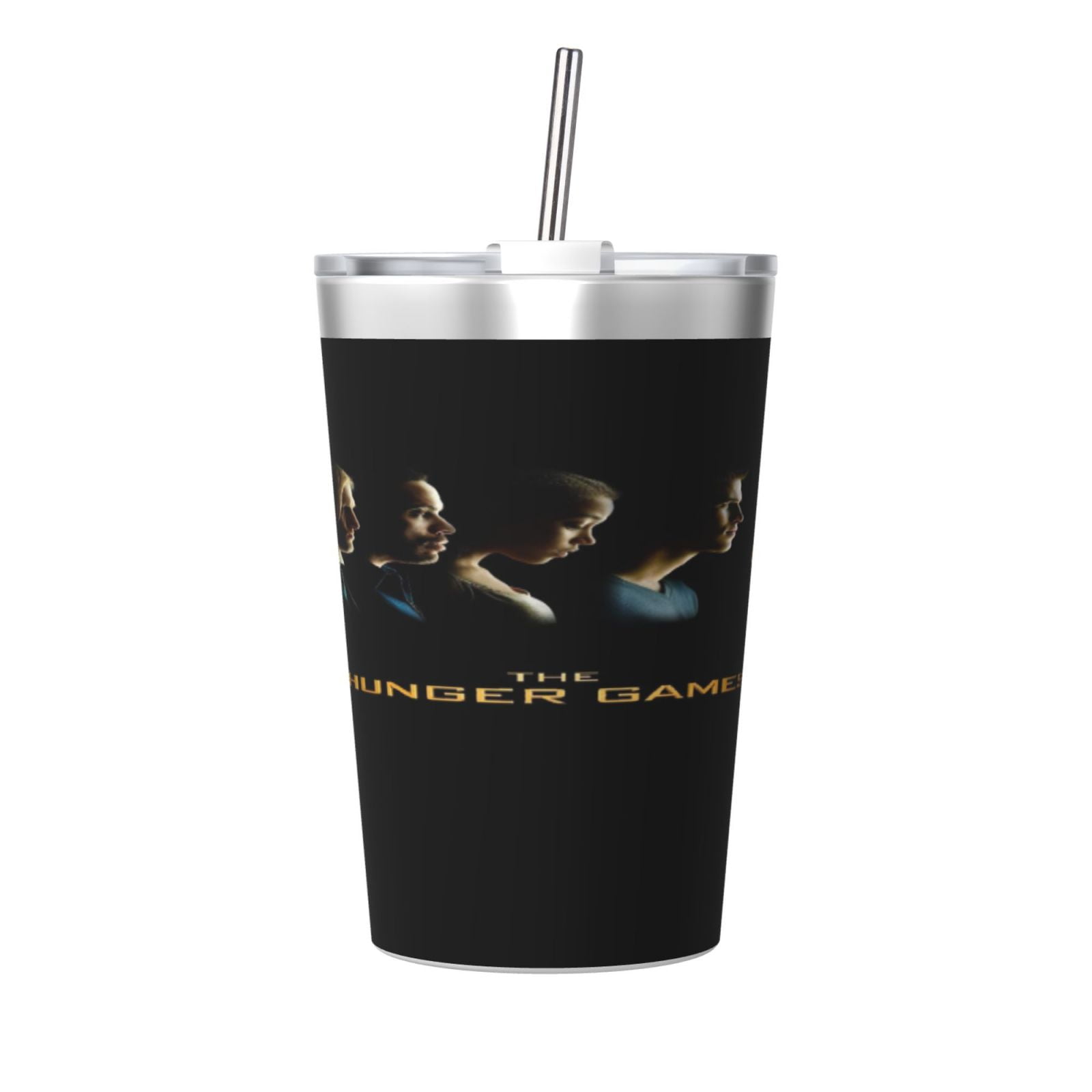 12OZ Hunger Gam-e Insulated Stainless Steel Wide Mouth Water Bottle ...