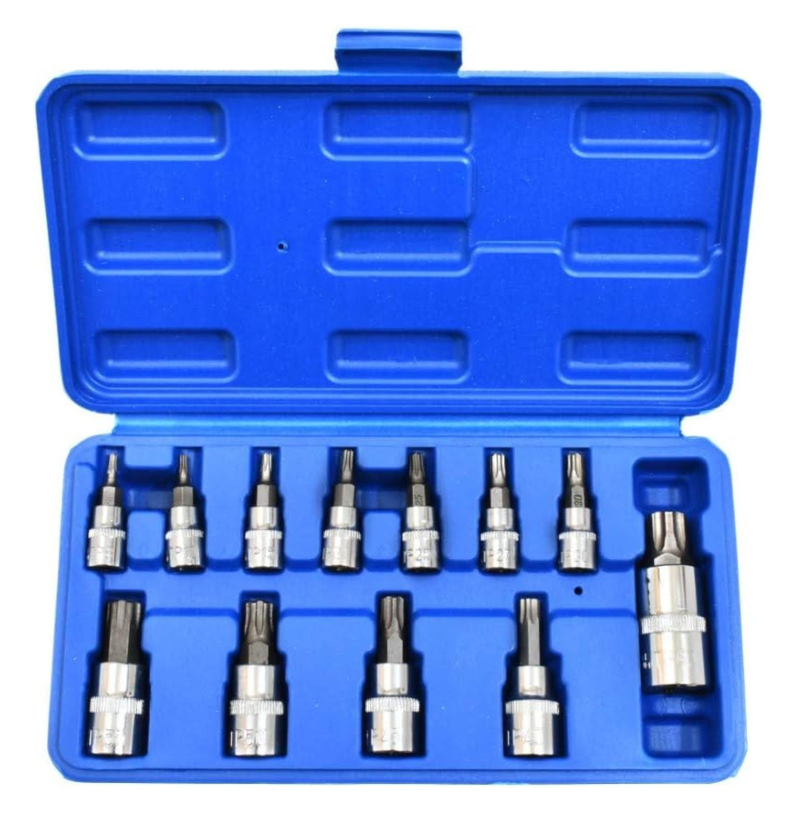 12PC 6pt Star Lobe Torx Star Plus Bit Socket Set - Walmart.com