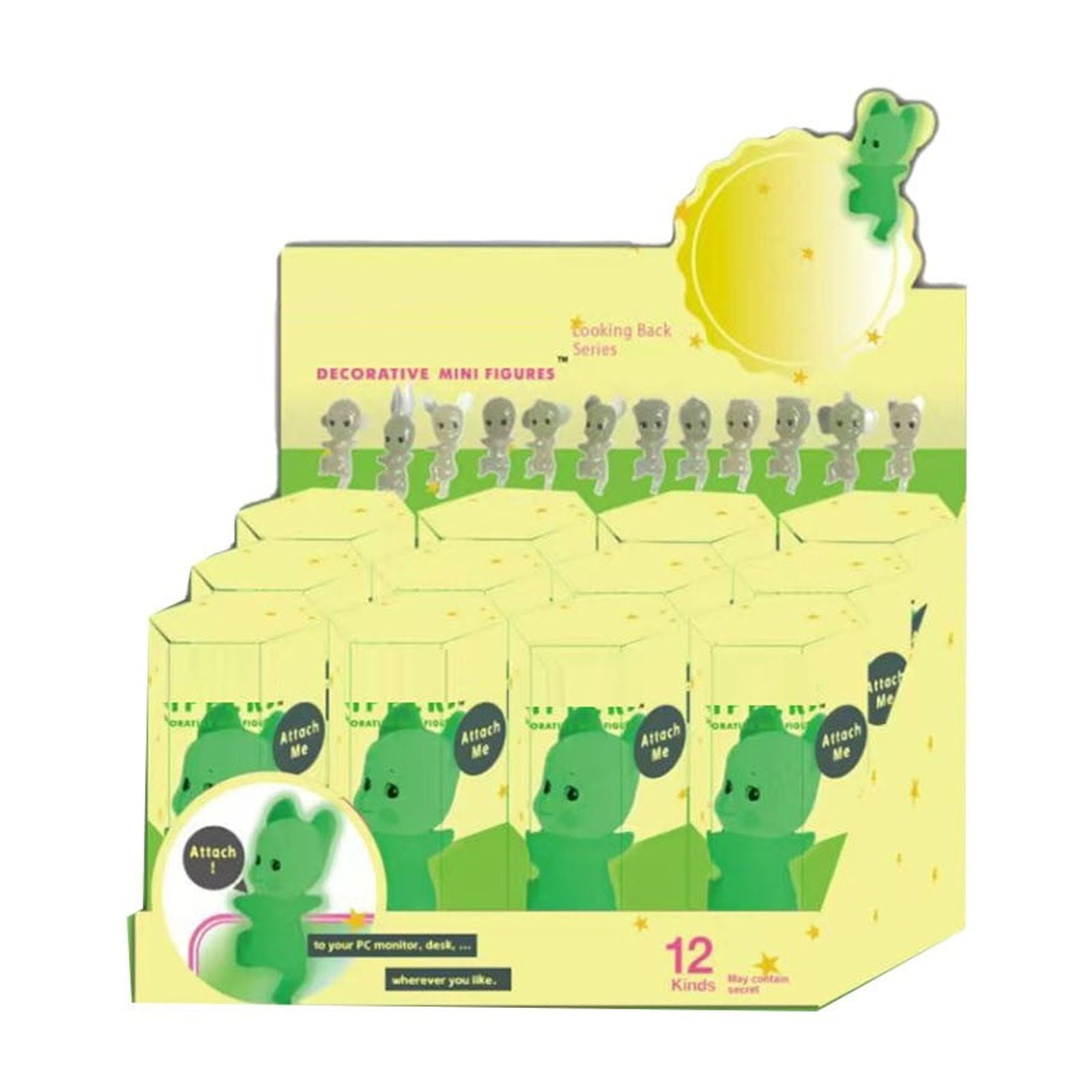 12PC Blind Box Figures Glow in the Dark Series Sonny Angels Figure ...