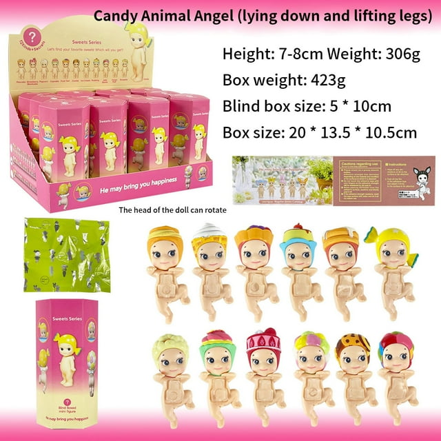12PC Sonny Angels Figure Hipper Sonny Angel Babies Officially Licensed ...