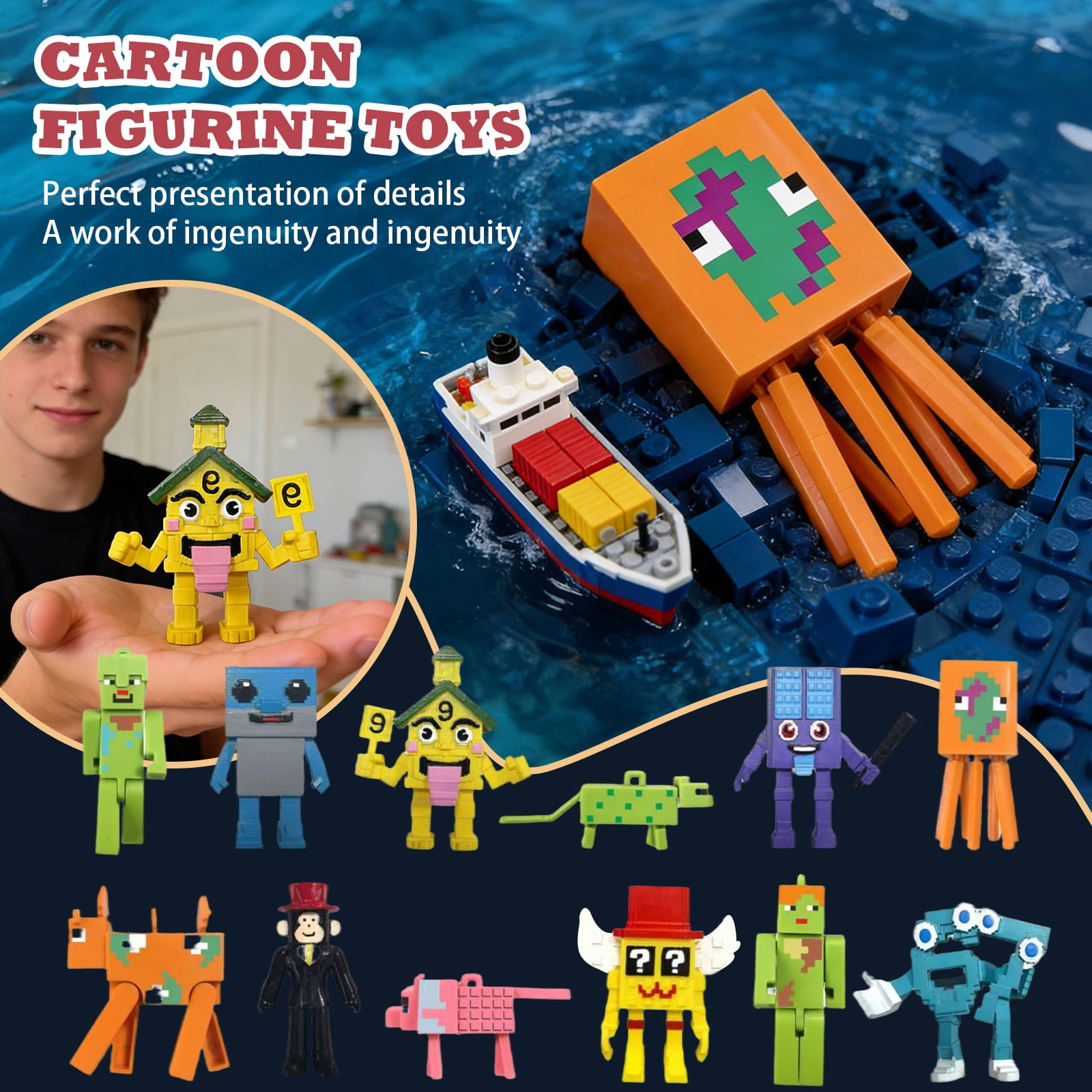12PC Steal a Brainrot Figure 2.95" Perfect for Display Table ...