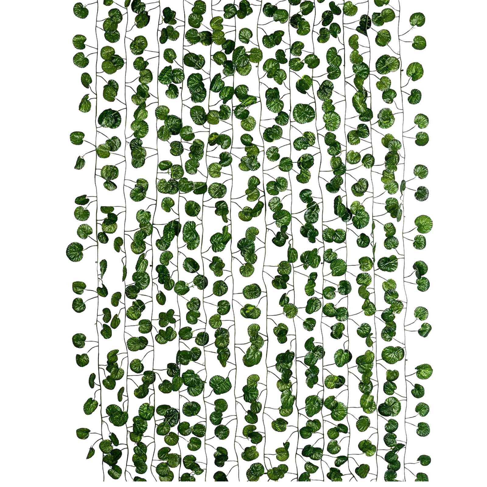 12PC Strands Artificial Lvy Leaf Vine Garland Fake Foliage Hanging ...