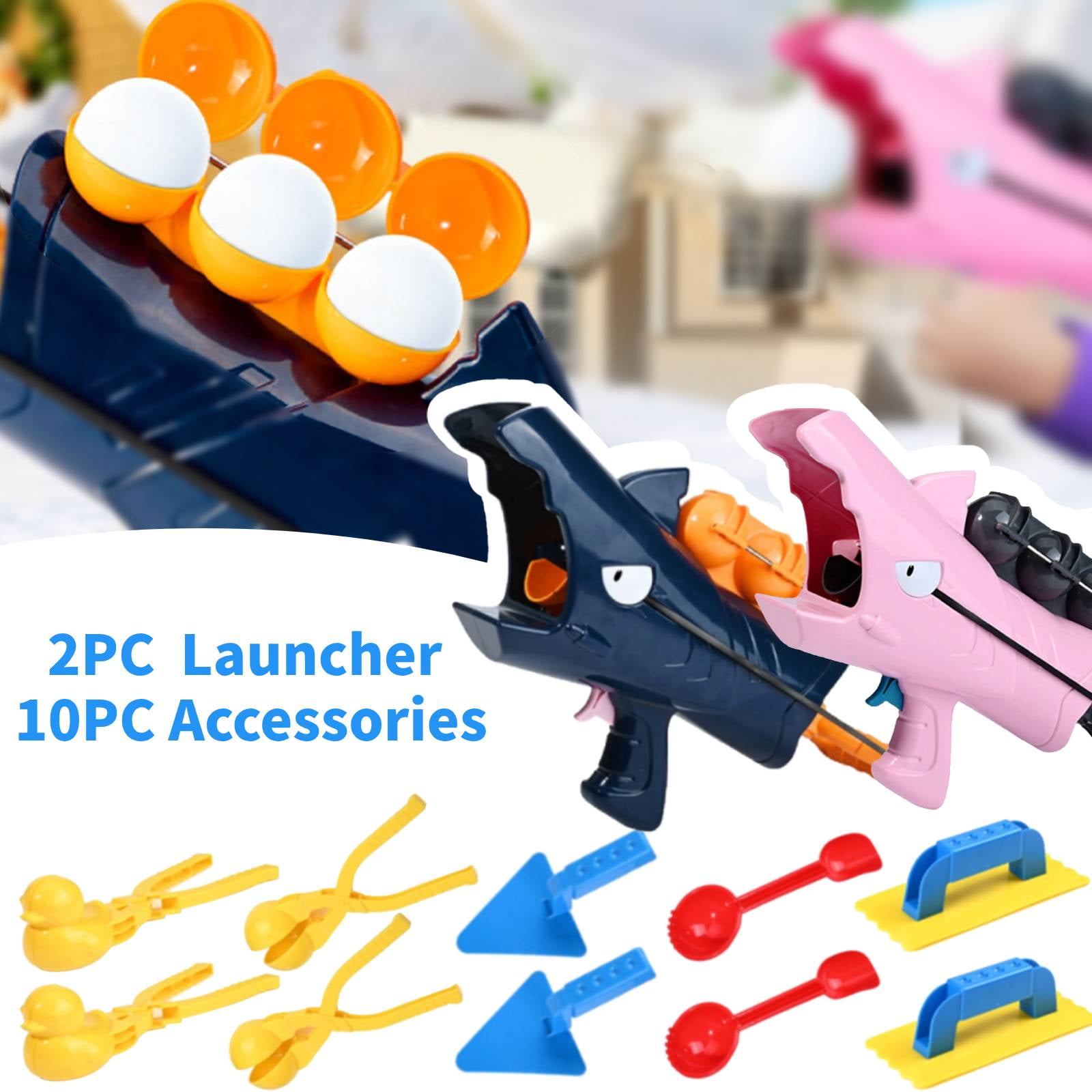 12PCS 12" Snowball_gun Snowball Launcher Snowball Maker for Fun ...