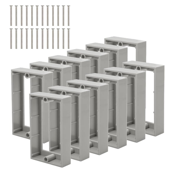 12PCS 3/4 Inch Single Gang Outlet Box Extender,Electric Outlet Extender ...