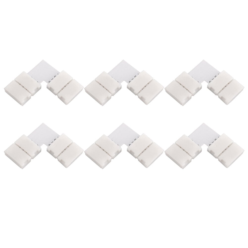 12PCS 5050 RGB LED Corner Connector Corner Clips Buckle LED Strip ...