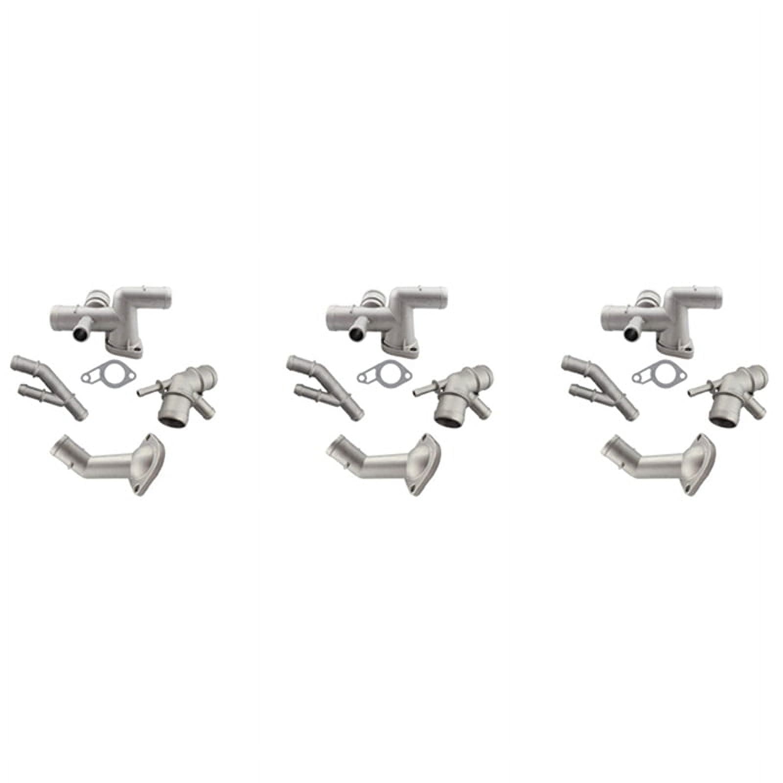 12PCS Aluminium 1.8T Engine Cooling Coolant Hose Connector Supercharger ...