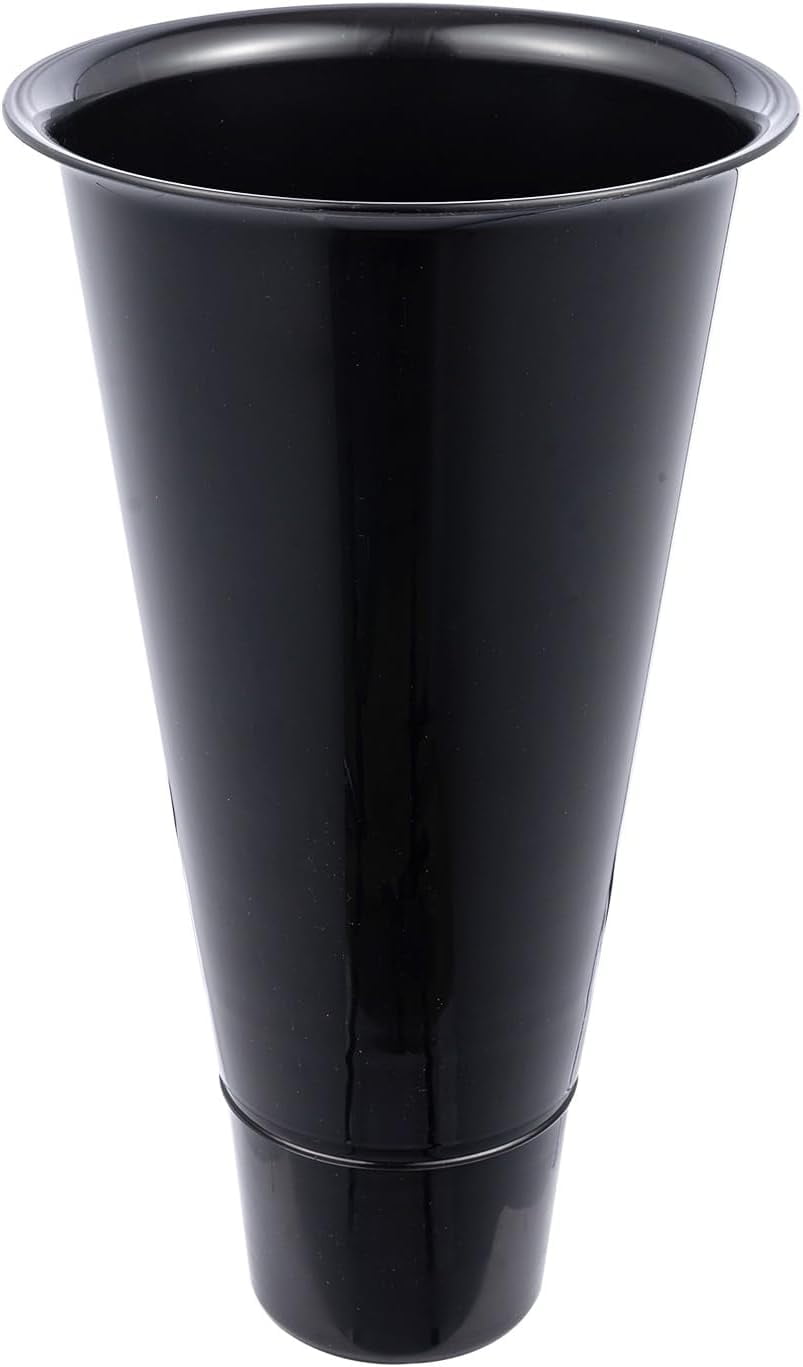 12PCS Black Plastic Flower Buckets for Flower Bar Supplies, Floral ...