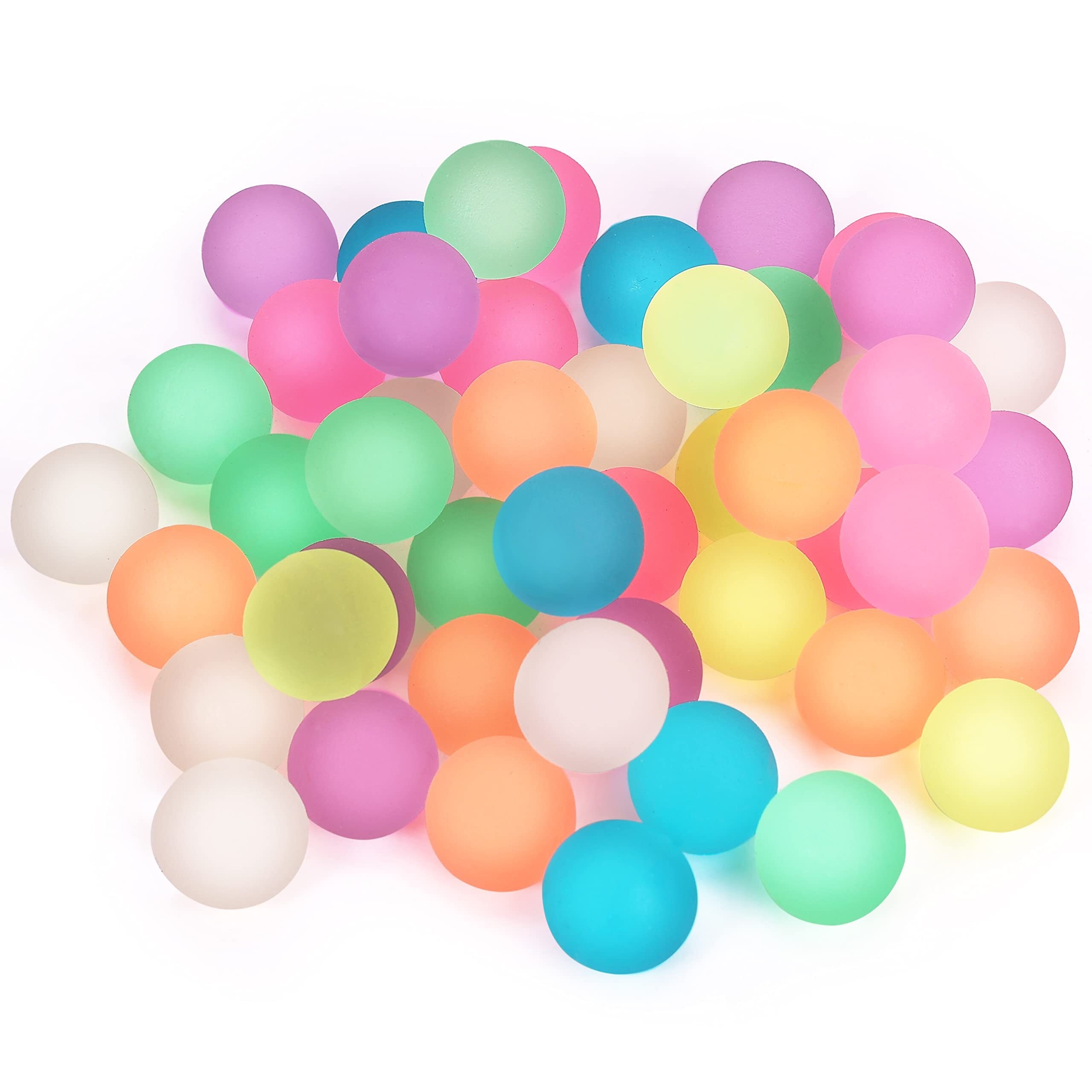 12PCS Bouncy Balls 3 Sizes Mixed Color, Bouncing Balls and Bouncy Balls ...