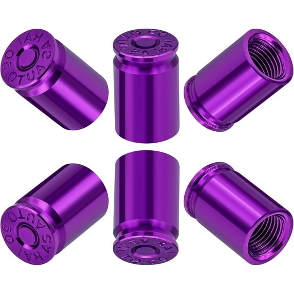 12PCS Bullet Shell Tire Valve Stem Caps, Aluminum Alloy Car Air Stem ...