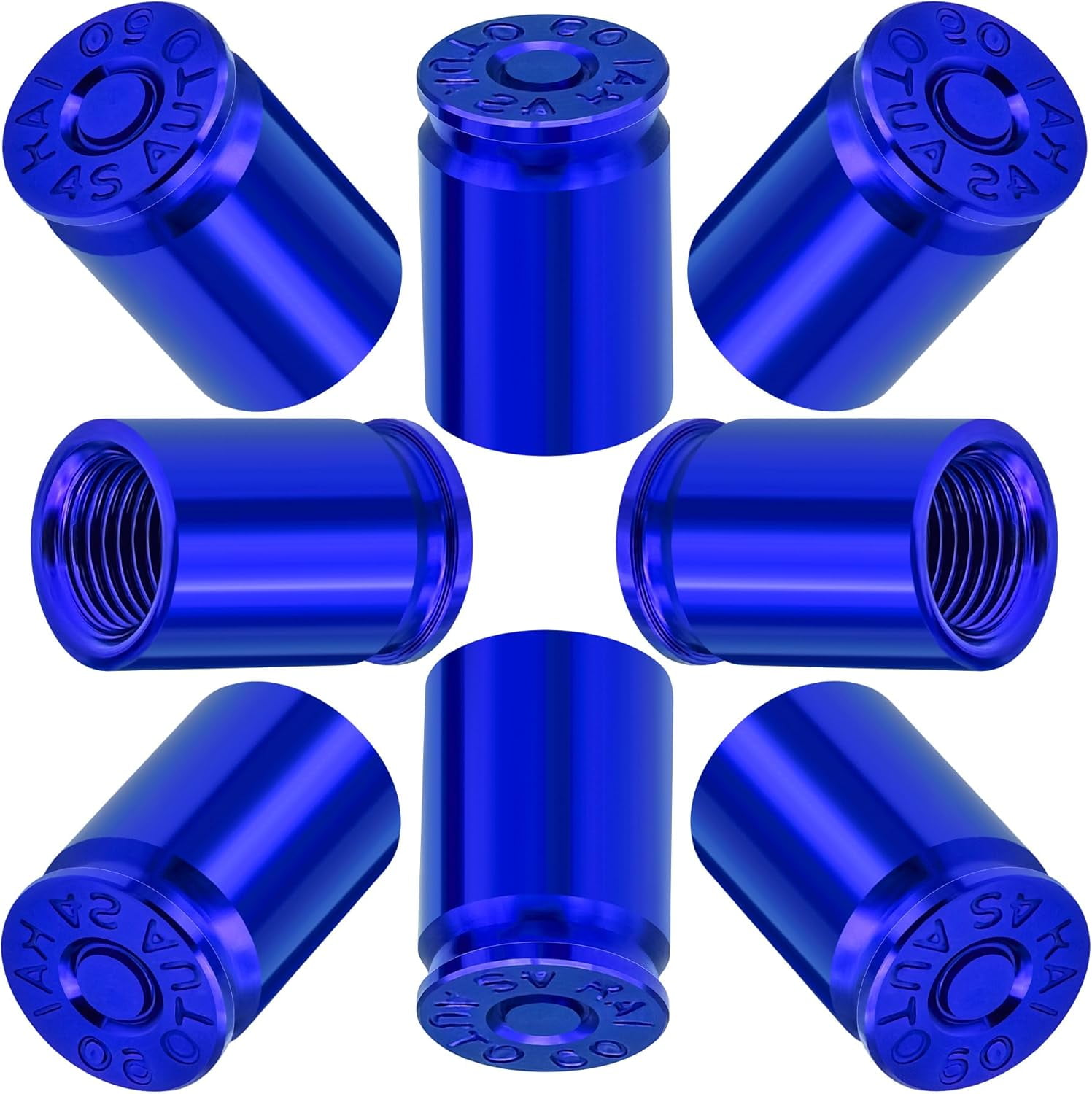 12PCS Bullet Shell Tire Valve Stem Caps, Aluminum Alloy Car Air Stem ...