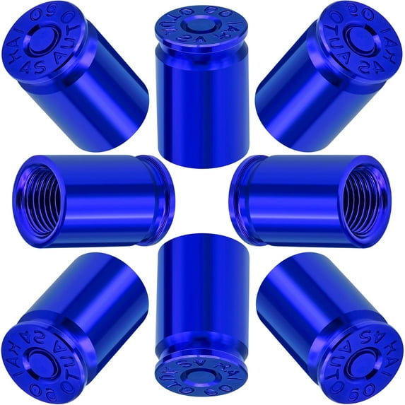12PCS Bullet Shell Tire Valve Stem Caps, Aluminum Alloy Car Air Stem ...
