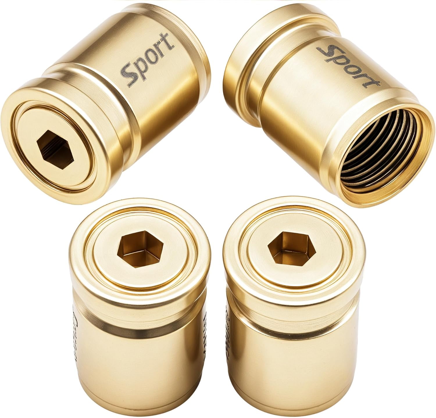 12PCS Bullet Shell Tire Valve Stem Caps, Aluminum Alloy Car Air Stem ...