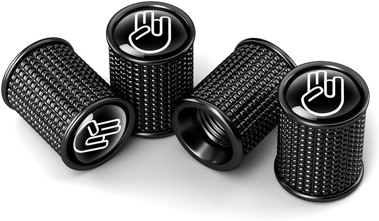 12PCS Bullet Shell Tire Valve Stem Caps, Aluminum Alloy Car Air Stem ...