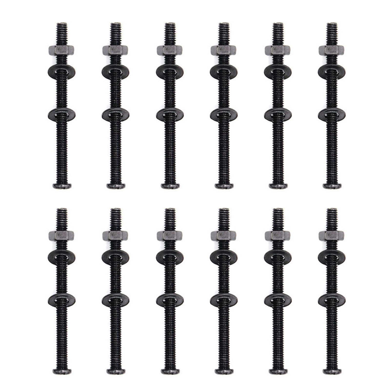 12PCS Carbon Steel Cage Screw Set High Strength Brake Cage Bolts for ...