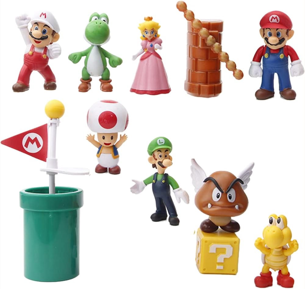 12PCS Characters,Super Action Figures Mini Toys,Toys Decoration Party ...
