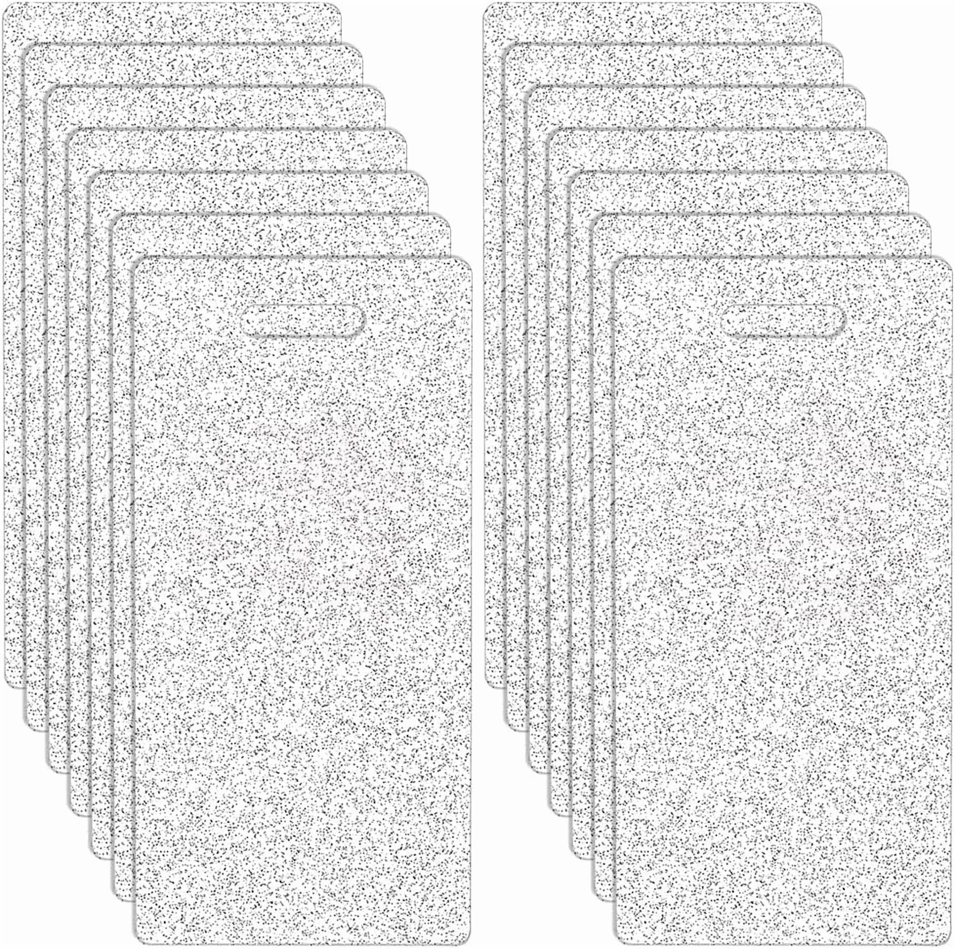 12PCS Clear Acrylic Badge Buddy with Coarse Glitter 4.4x2.1inch DIY ...