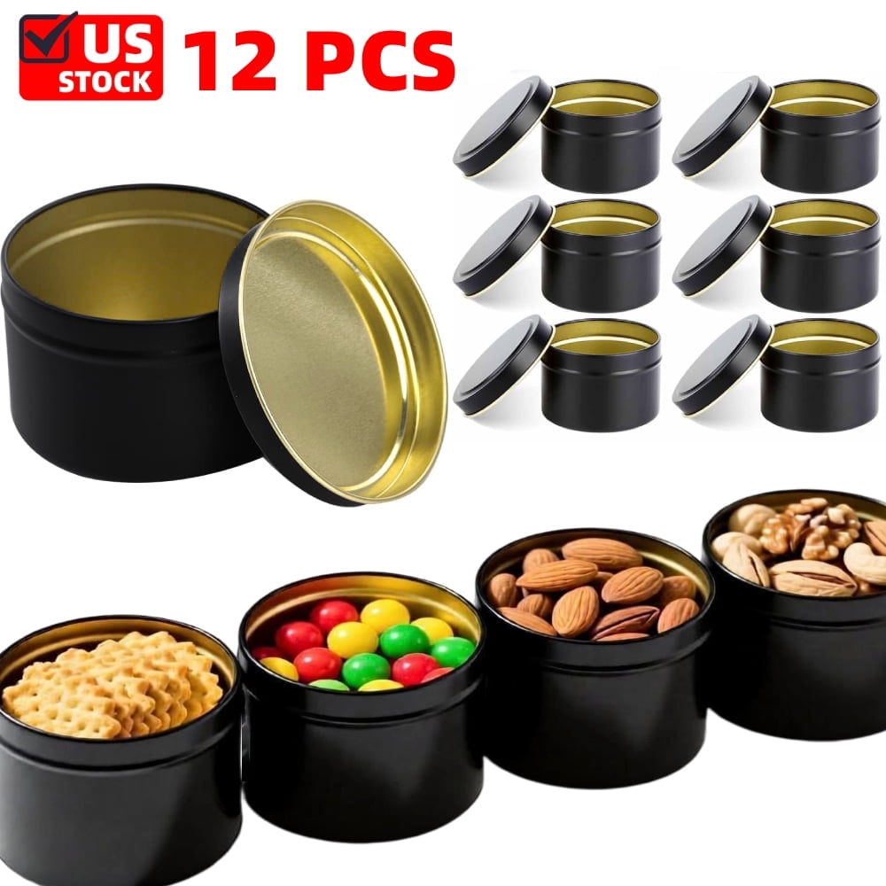12PCS Cookie Jars with Lids Airtight, Small Candy Jars with Lids -4oz ...