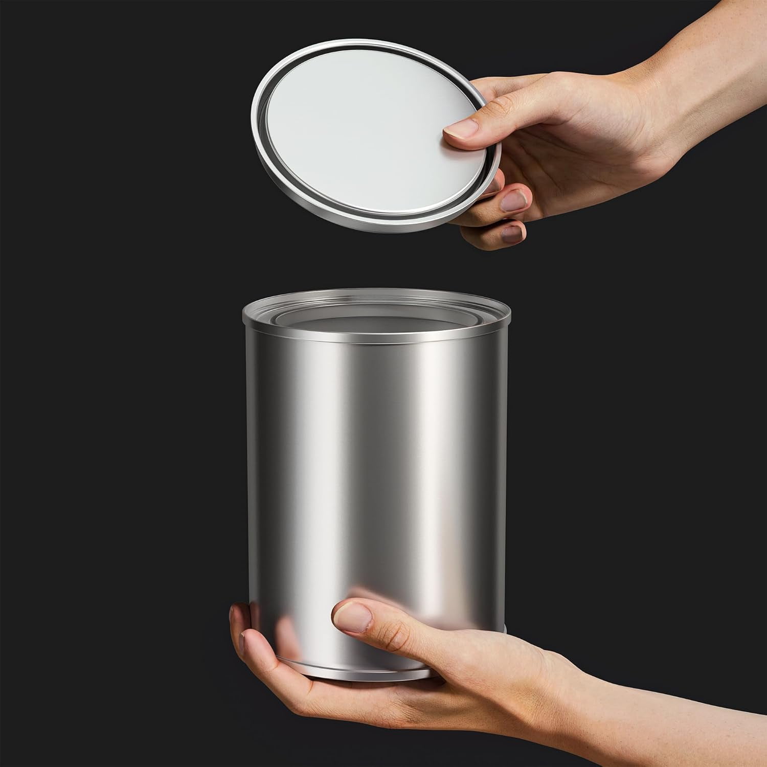 12PCS Empty Paint Cans with Lids, 1 Quart Metal Unlined Paint Bucket ...