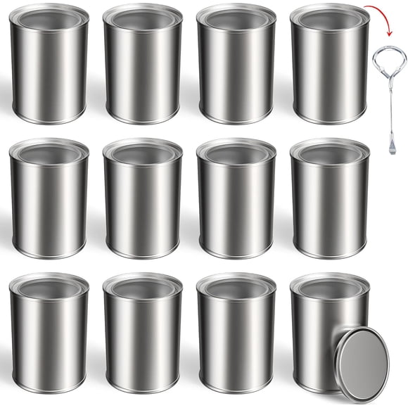 Empty Quart Paint Cans