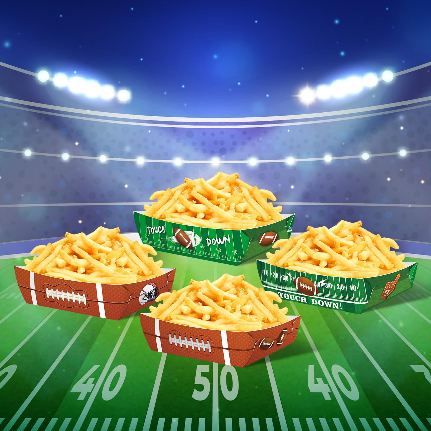 12PCS Football Party Decorations Party Supplies- Football Party Favors ...