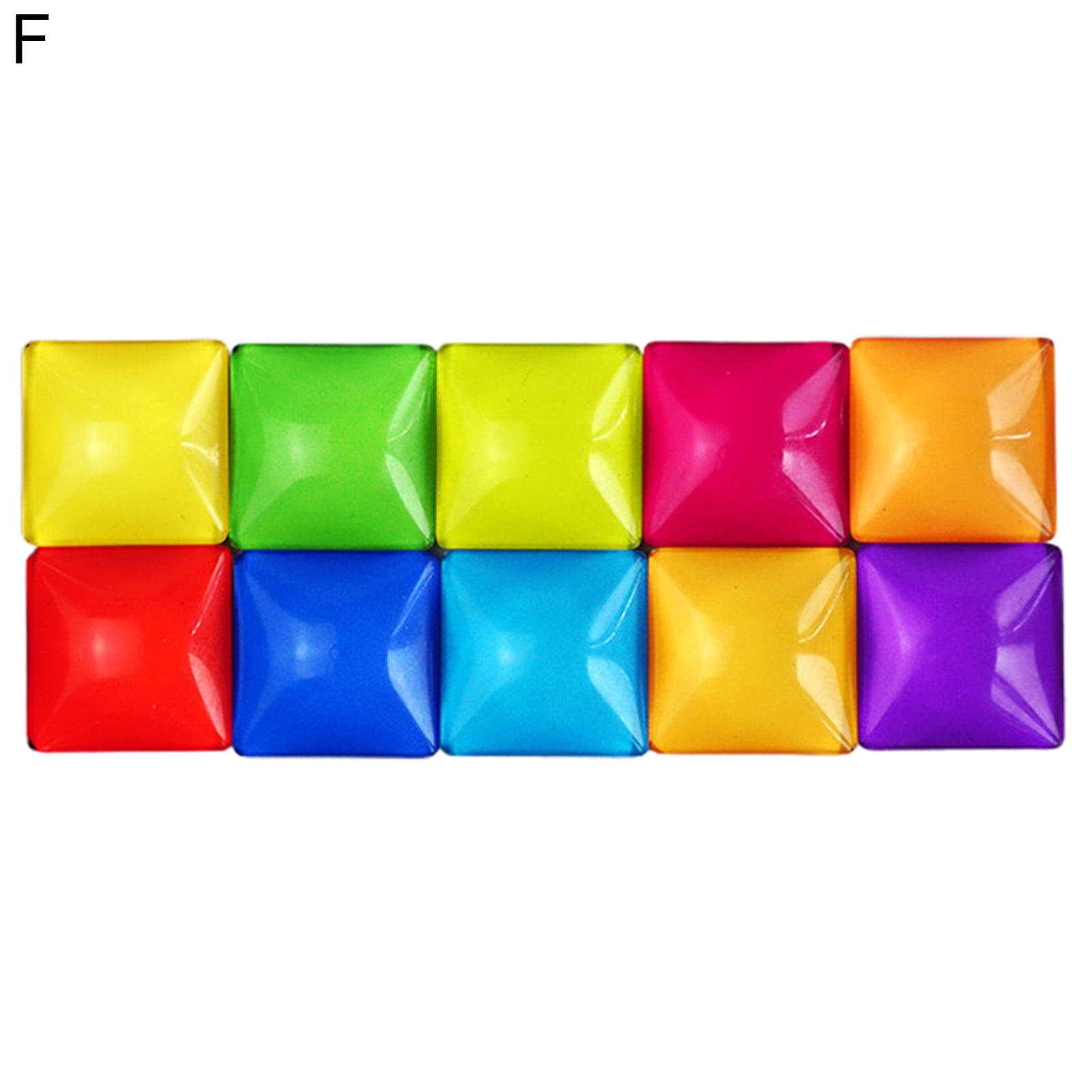 12PCS Glass Fridge Magnets, Refrigerator Magnets for Organizing Cabinet ...