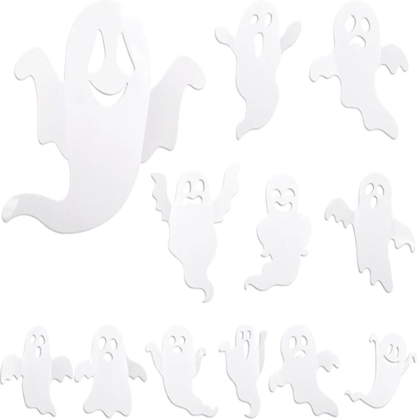 12PCS Halloween Ghost Bat Wall Sticker Home Wall Stickers Vinyl ...