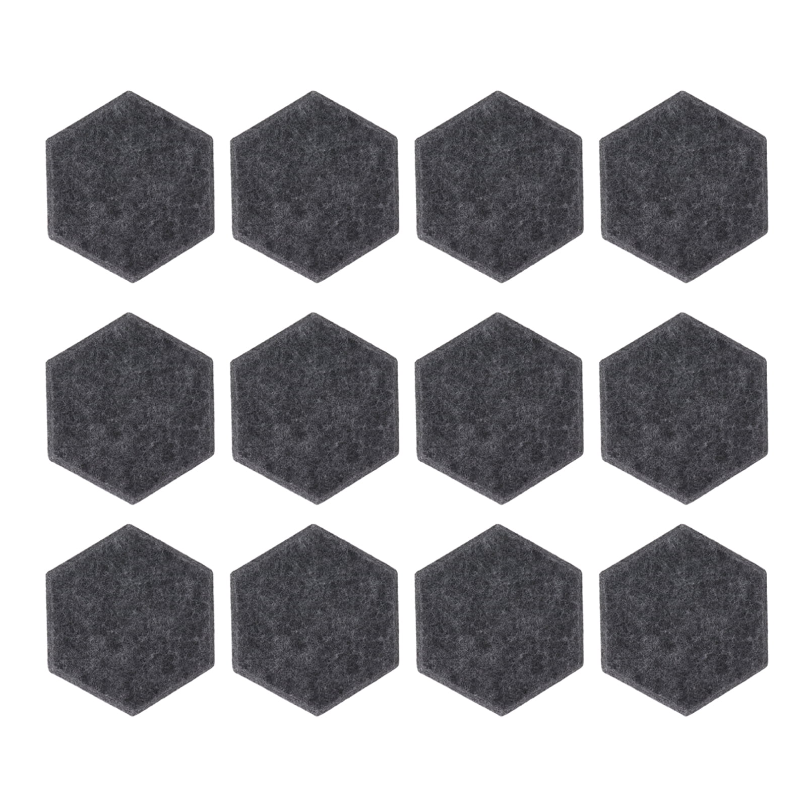 12PCS Hexagon Acoustic Panels High Density Sound Absorbing Panels Sound ...