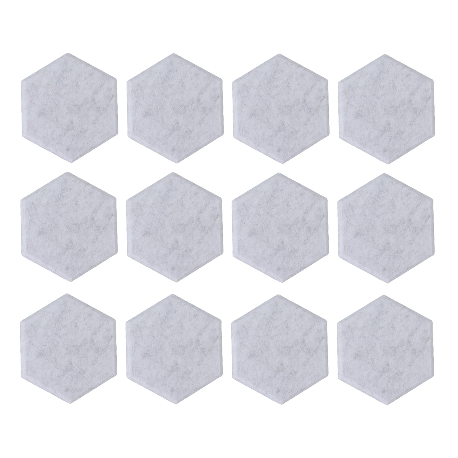12PCS Hexagon Acoustic Panels High Density Sound Absorbing Panels Sound ...
