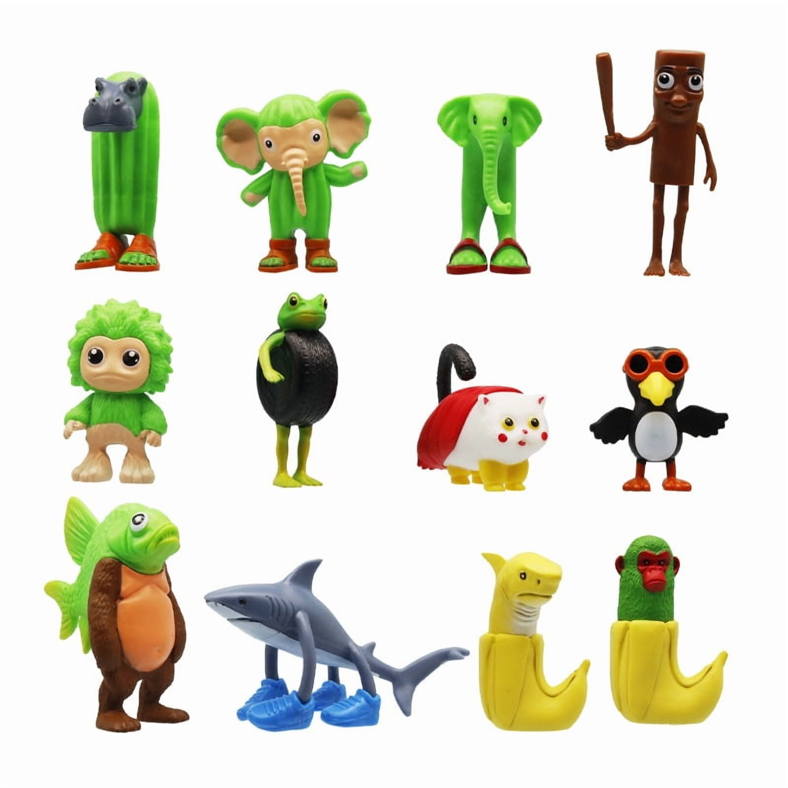 12PCS Italian Brainrot Toys, Tralalero Tralala Action Figures, AI Brain ...