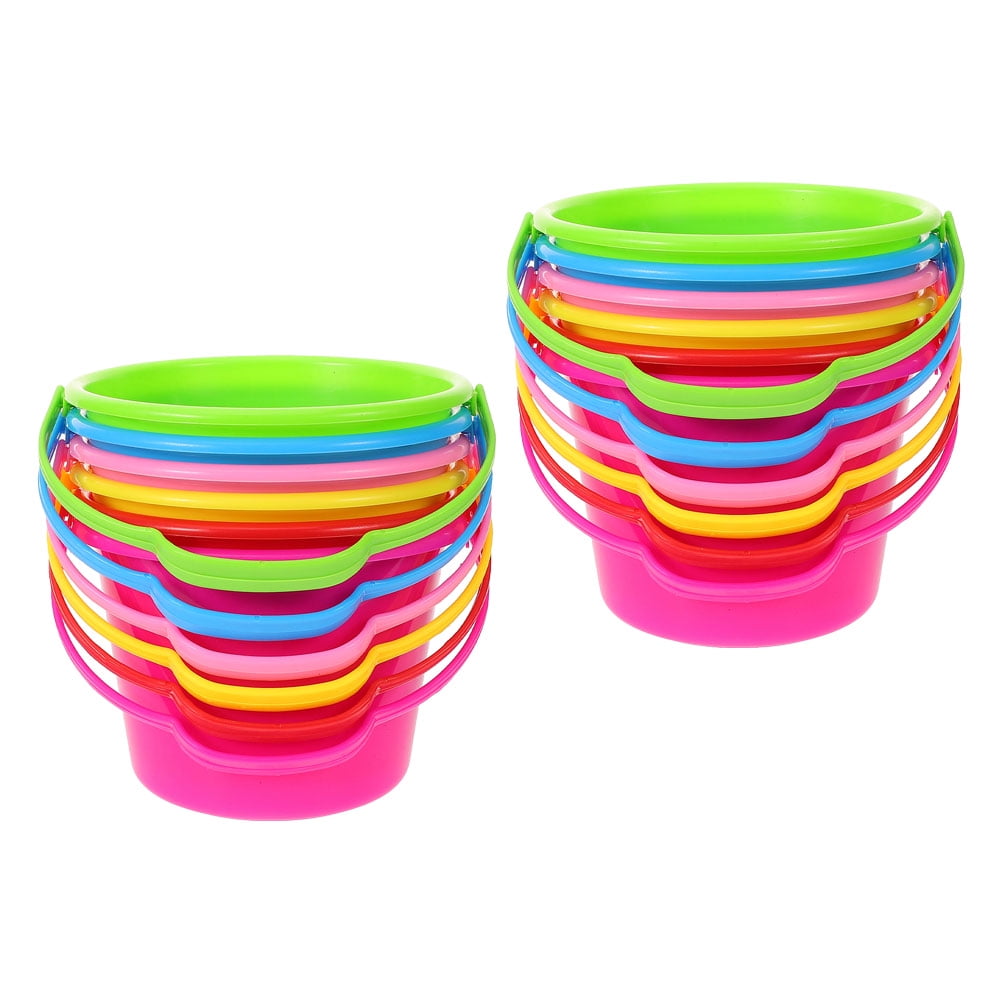 12PCS Kids Sand Bucket Sand Pail Beach Game Beach Must Haves Beach ...