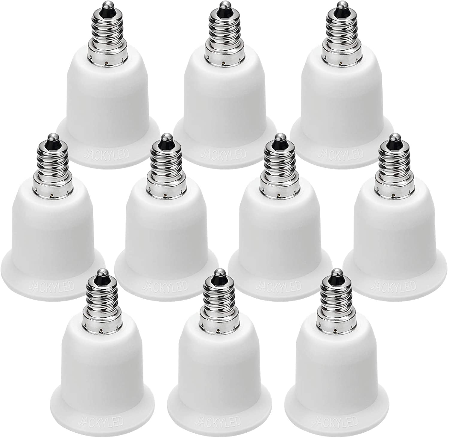 12PCS Light Bulb Socket Adapter, E12 to E26 /E27 Adapter Chandelier ...