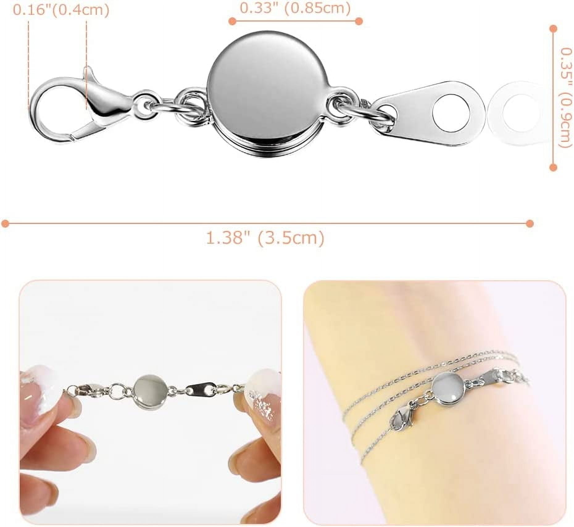 12PCS Magnetic Jewelry Clasps for Necklaces, Alloy Necklace Ornaments ...