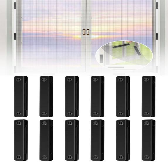 12PCS Magnetic Window Screen, Self-Adhesive Window Magnet, Magnetic ...