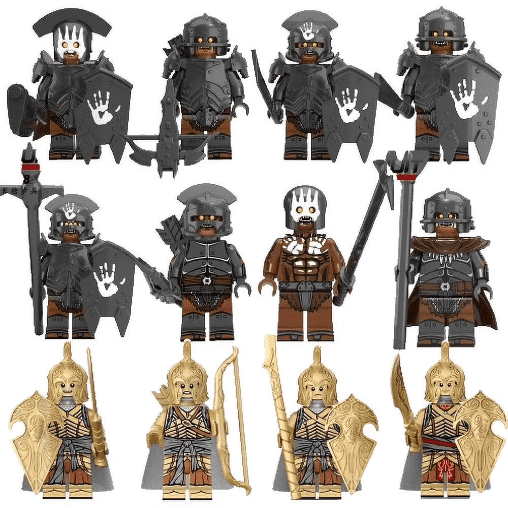 12PCS Medieval Orc Legion Minifigure Set – Retro Adventure Game ...