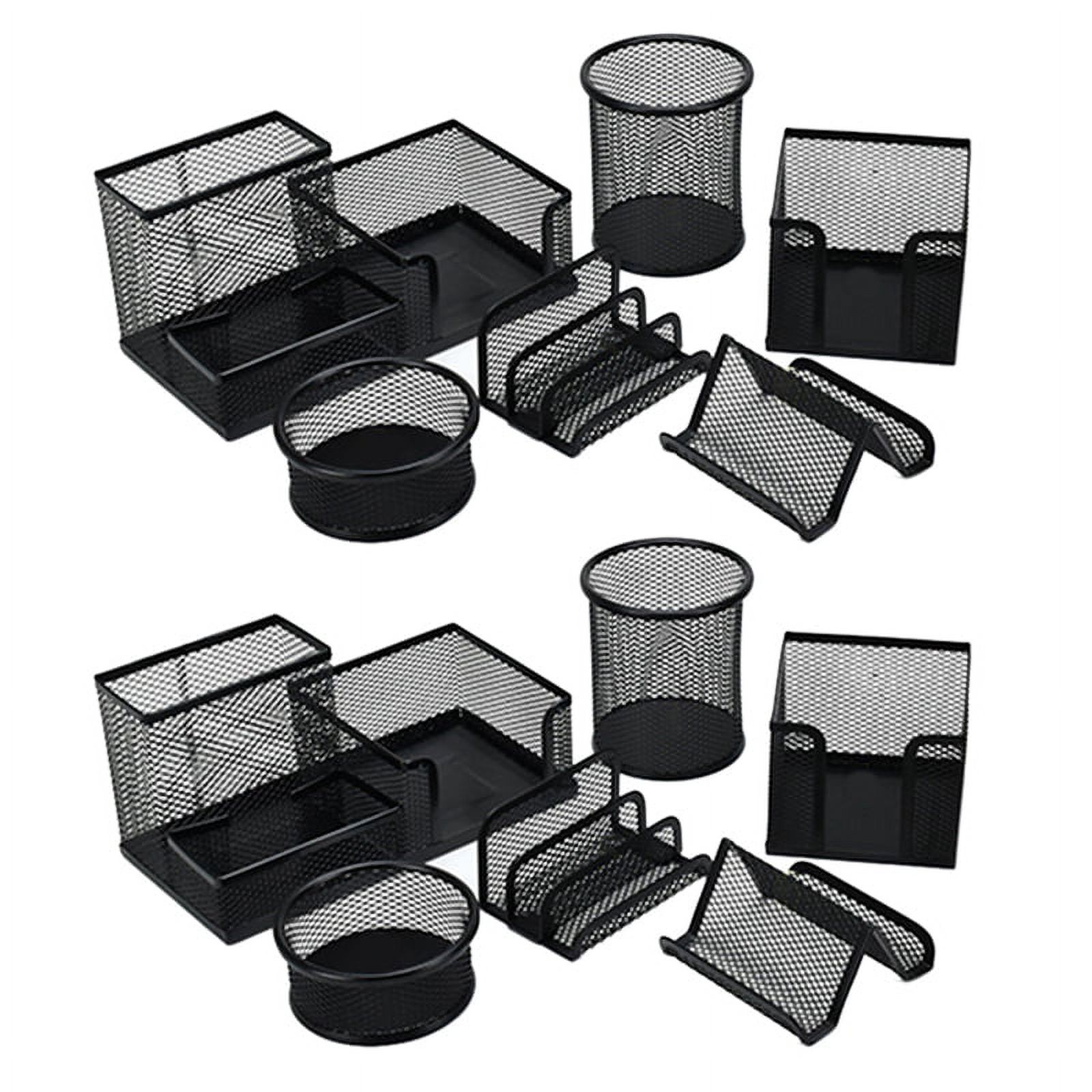 12PCS Metal Desk Organization Pen Holder Organizer Office Pencil ...