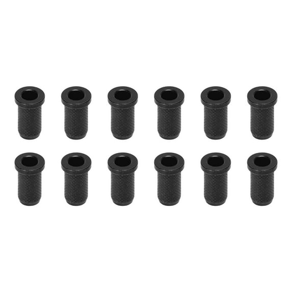 12PCS Metal Guitar Bushings, Durable Iron Ferrules for Electric Guitars ...