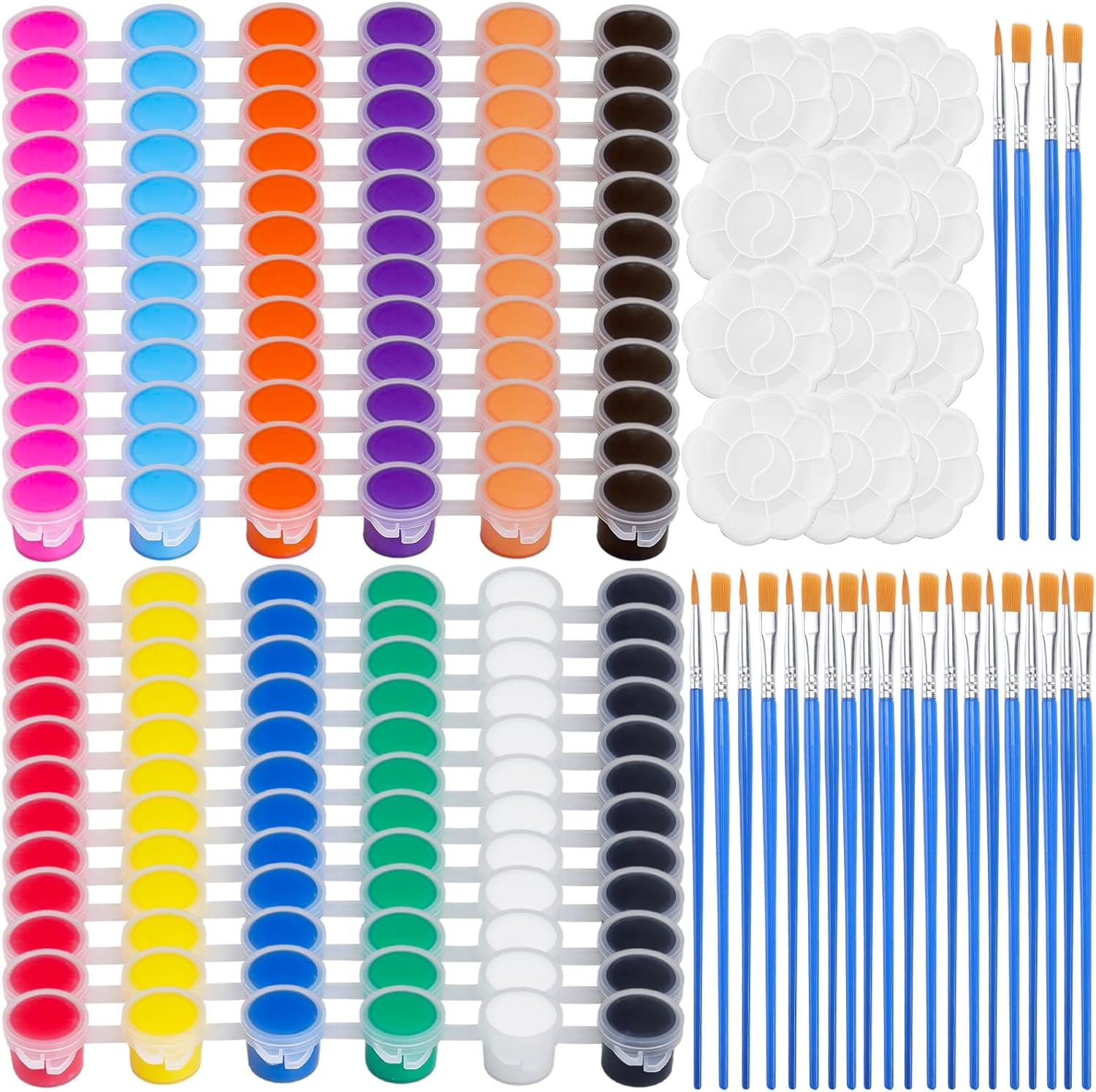12PCS Mini Paint Set,Kids Paint Bulk Set,Washable Acrylic Paint Strips ...
