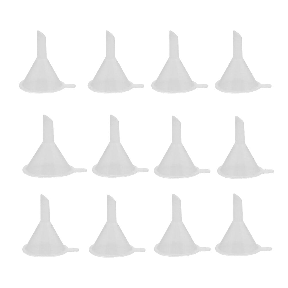 12PCS Mini Perfume Funnels Clear Plastic Funnels for Fragrance ...