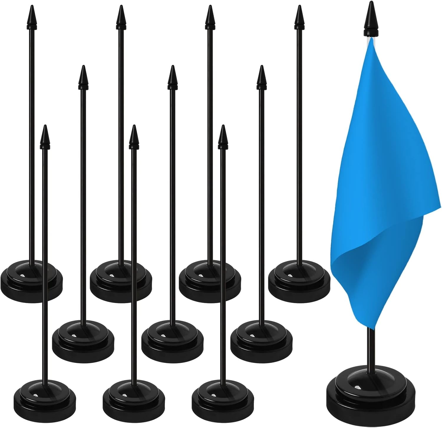 12PCS Mini Table Flag Bases – Designed for displaying 4x6 inch small ...