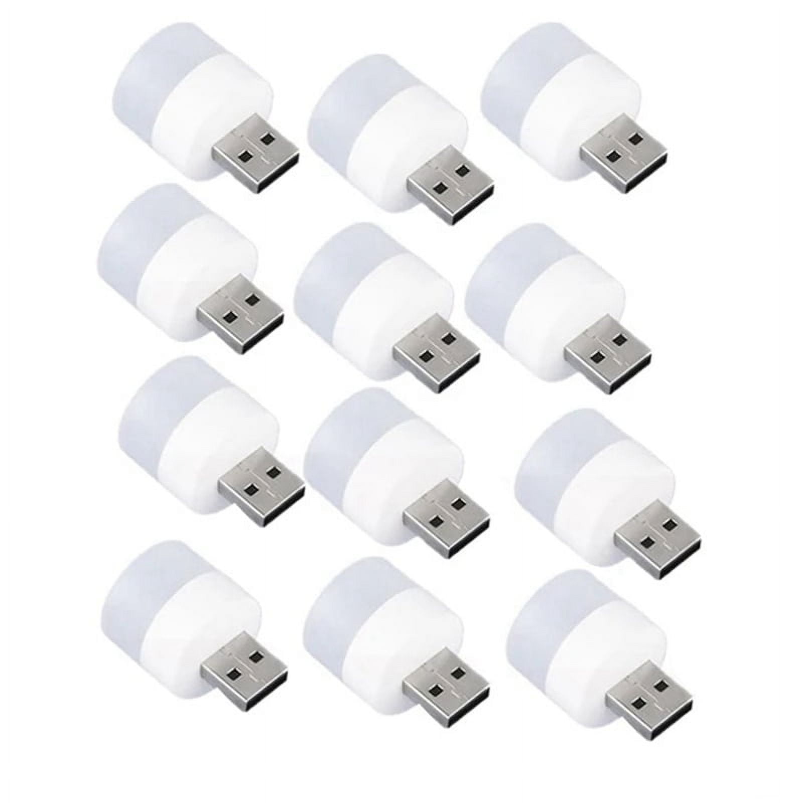 12PCS Mini USB Plug Lamp 5V Super Bright Eye Protection Book Light ...