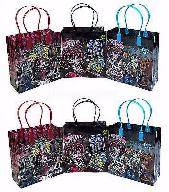 12PCS Monster High Mattel Goodie Party Favor Gift Birthday Loot Bags ...