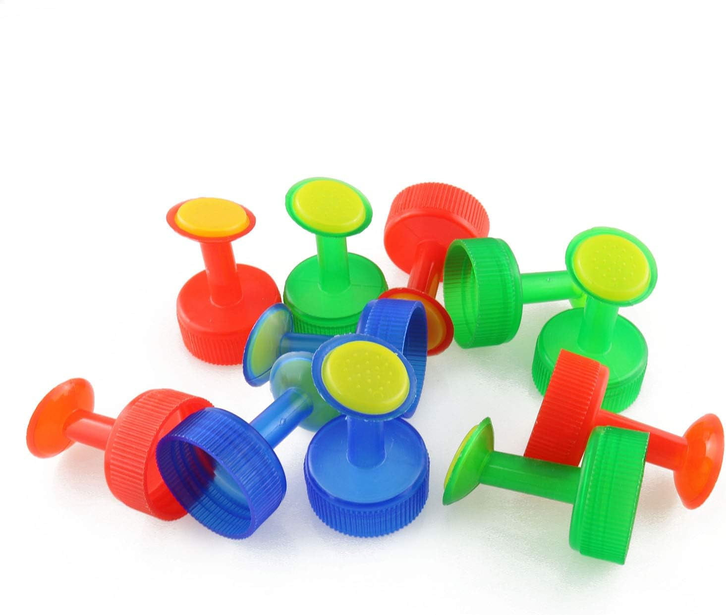 12PCS Multi-Colored Plastic Watering Sprinkler Head Bottle Cap Nozzle ...